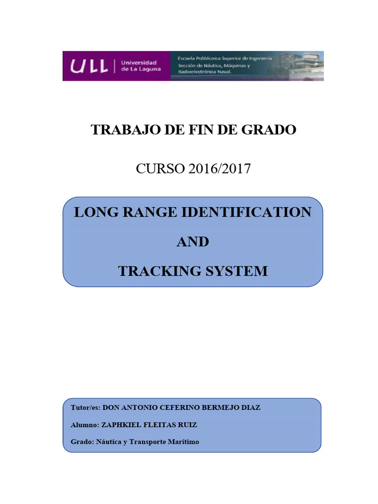Long Range Identification and Tracking System | PDF