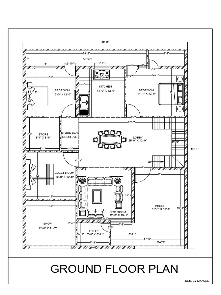 New Project Ground Floor | PDF | Home | Tourist Attractions