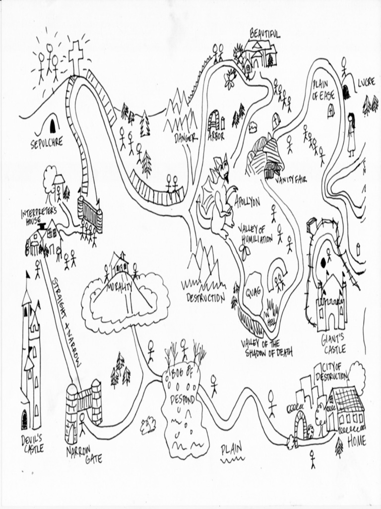 Pilgrims Progress Map Bundle | PDF