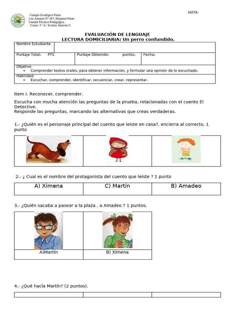 Prueba El Perro | PDF