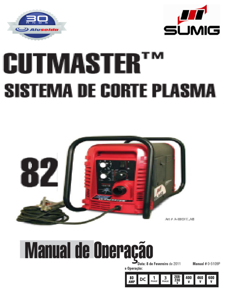 Fonte Plasma Sumig Cutmaster 82 | PDF