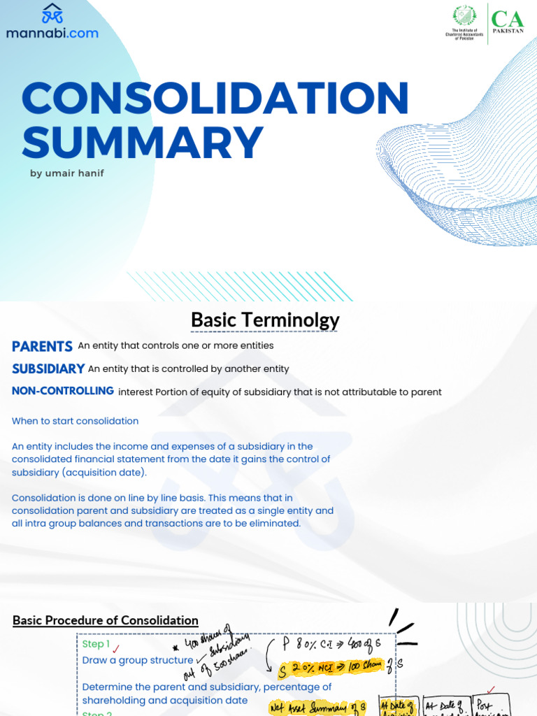 Crash Course Consolidation Short Summary | PDF