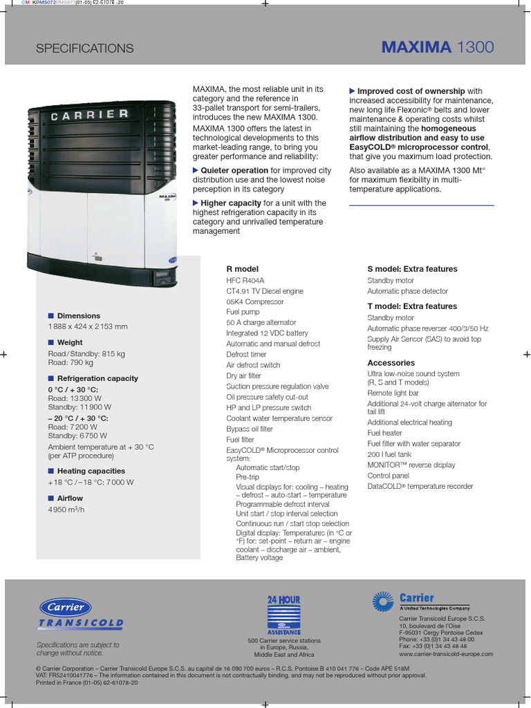 Maxima 1300 | PDF