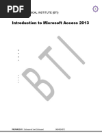 0331 Introduction To Microsoft Access 2013 | PDF