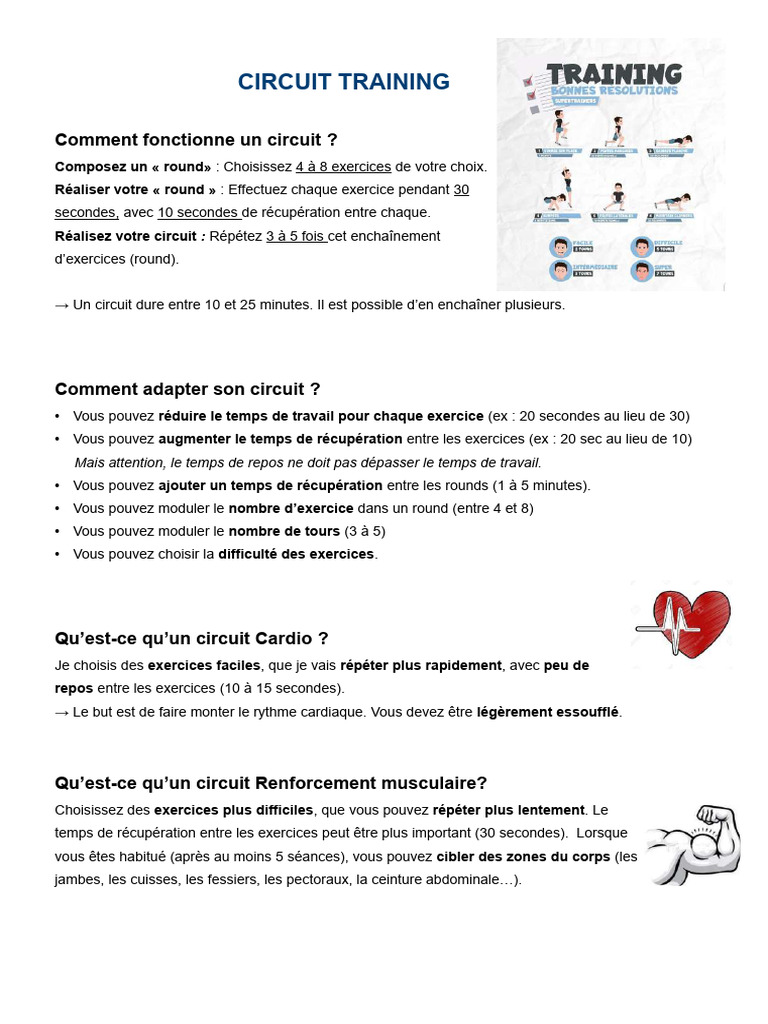Circuit Sport Lycee | PDF