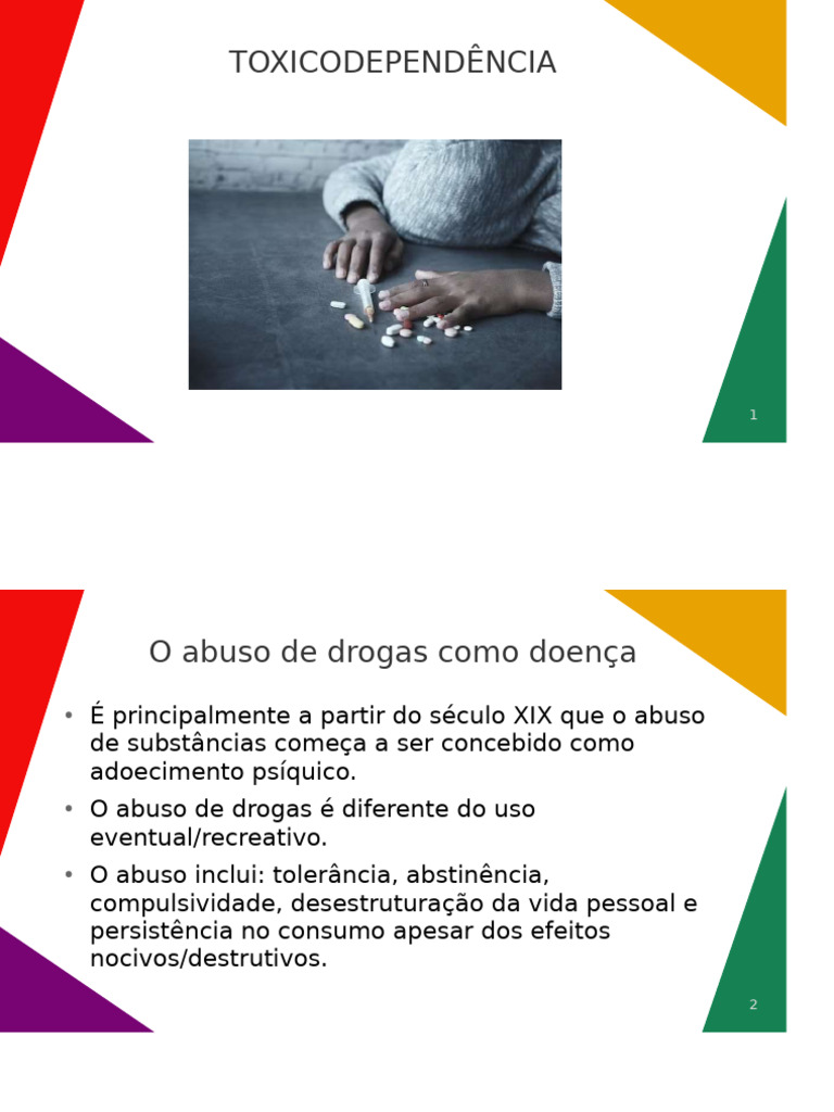 Toxicodependência - Revisão | PDF