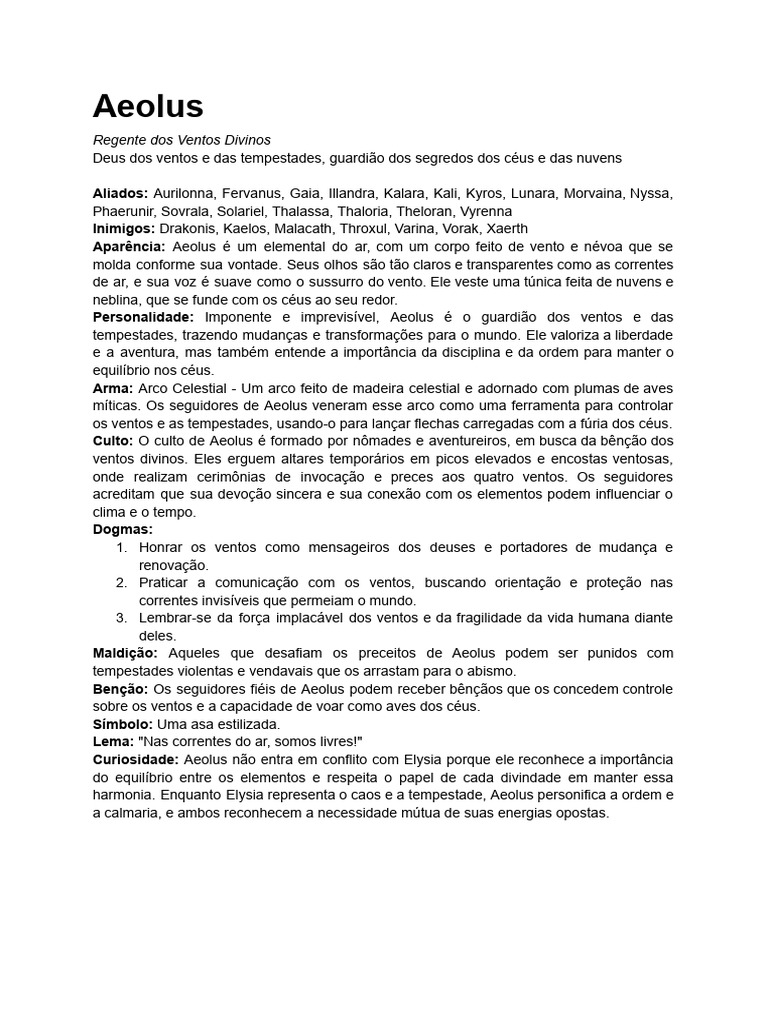 Os Deuses Aldari | PDF