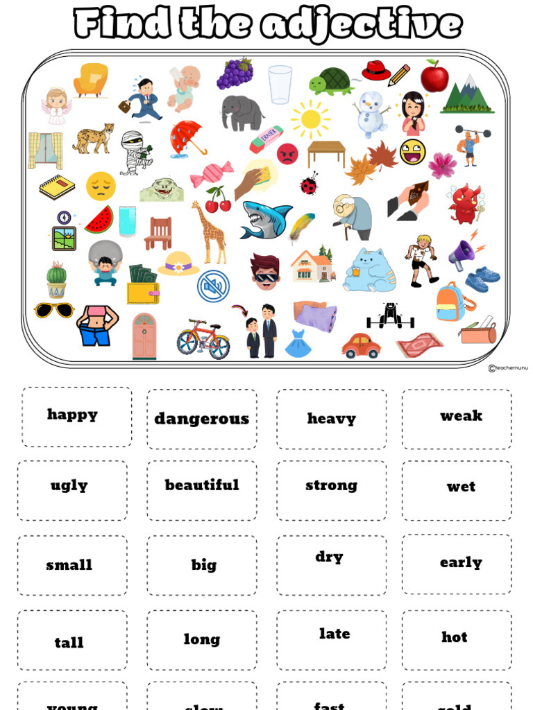 find-the-adjective | PDF