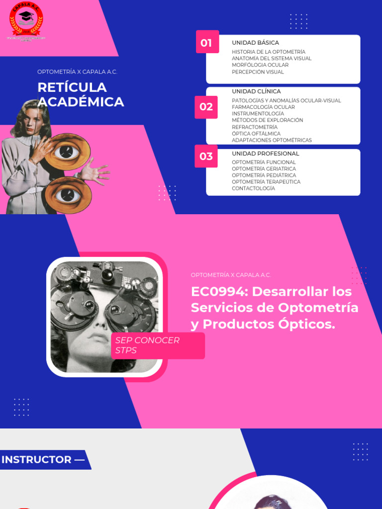 Retícula Académica en Optometría | PDF