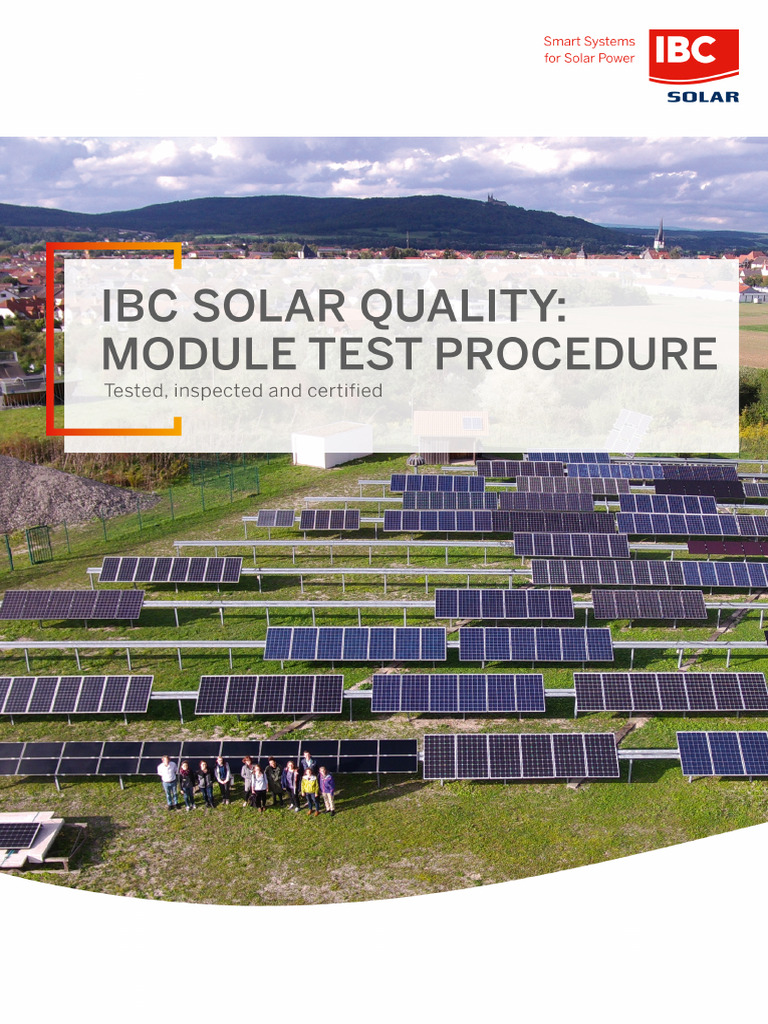 IBC_SOLAR_Module_Testing_Methods | PDF