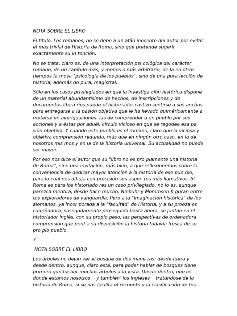 Nota Sobre El Libro | PDF