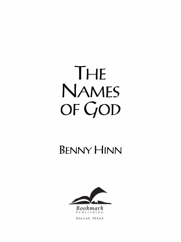 Names of God Sample English BennyHinn | PDF