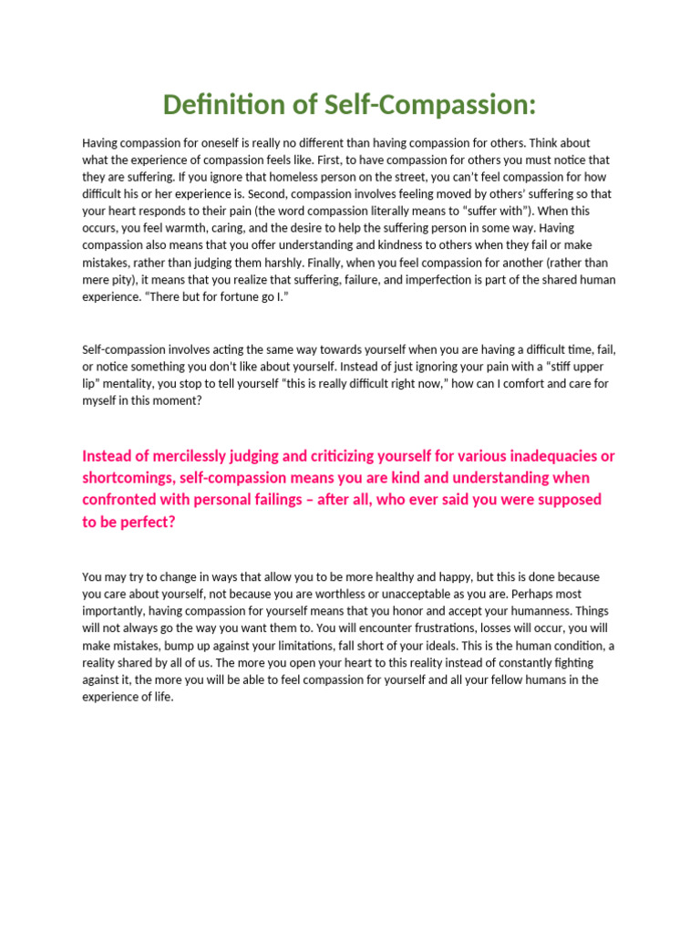 Definition of Self | PDF