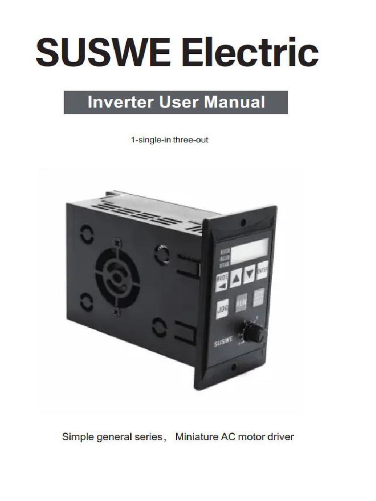 Manual Inversor 750w SUSWE Alta Resolução | PDF