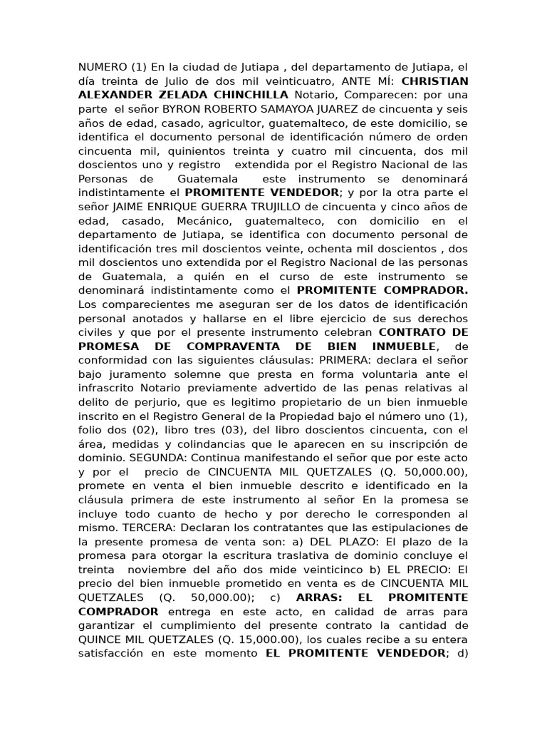 1.protocolo Notarial | PDF