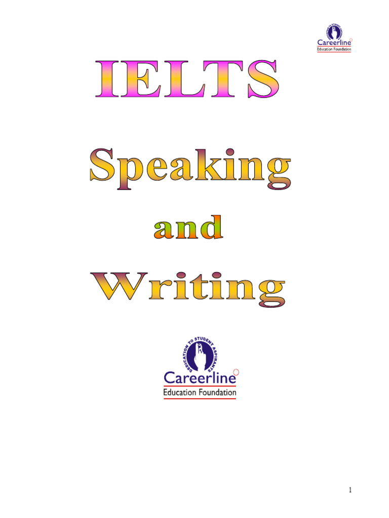 IELTS Speaking & Writing Book Aug17 | PDF