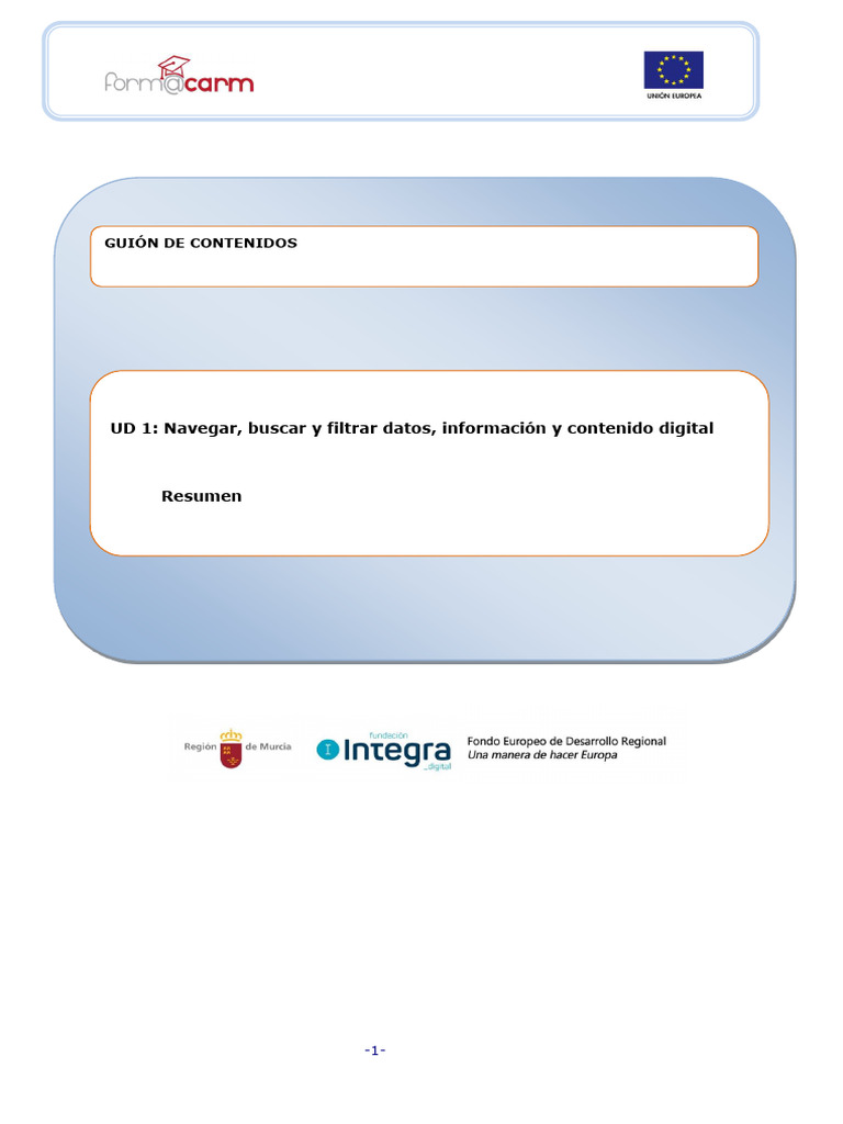 CD Ud1 Resumen | PDF