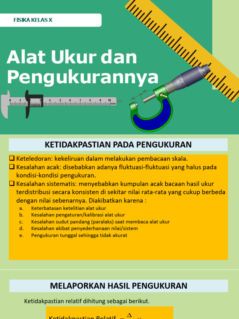 2024 Materi Pengukuran | PDF