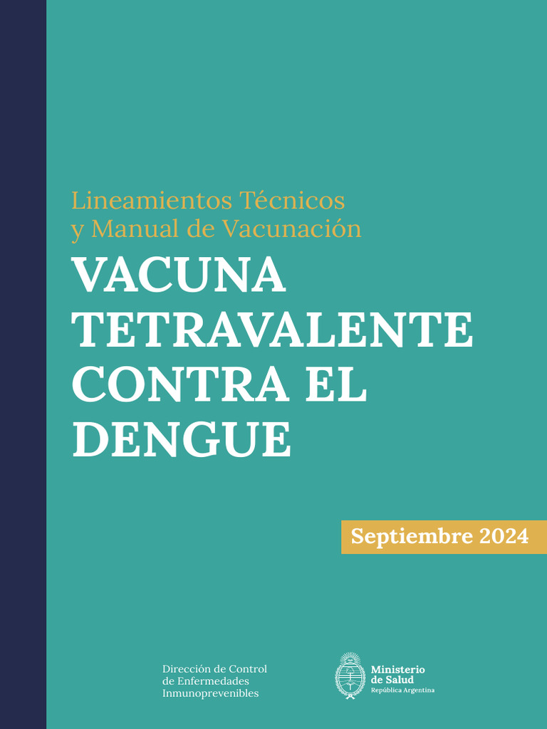 Vacuna Tetravalente Dengue Min Sal Arg | PDF