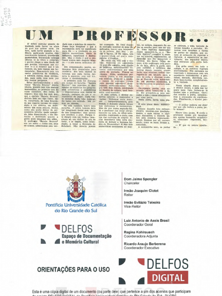 UM PROFESSOR | PDF