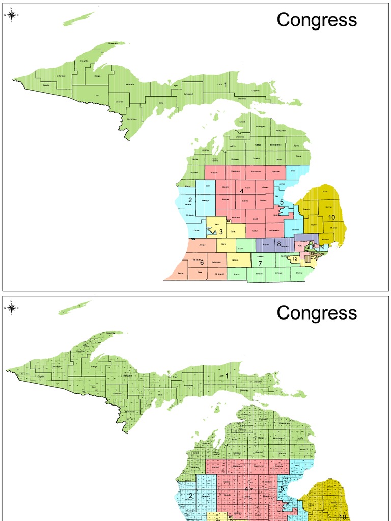 Congressional Maps - As Passed by The Legislature 6-29-11-1 | PDF