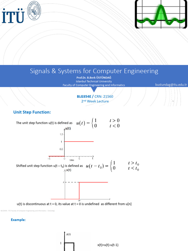 Week 2 Signal Properties and Systems Classification V4 | PDF