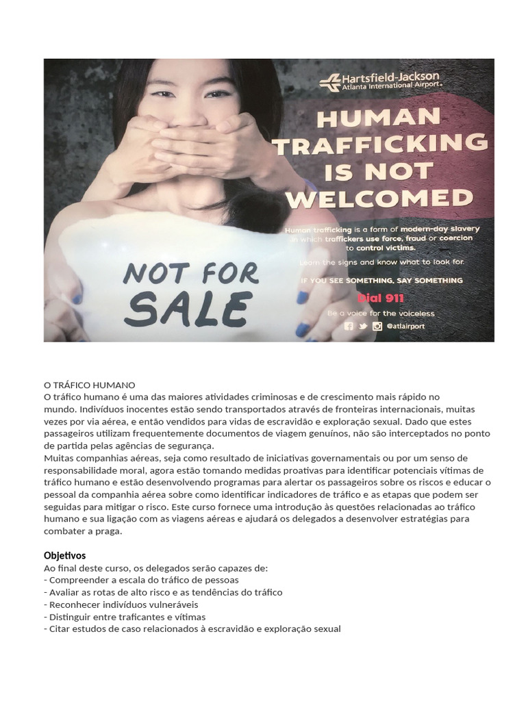 TRAFICO HUMANO-Human Trafficking | PDF