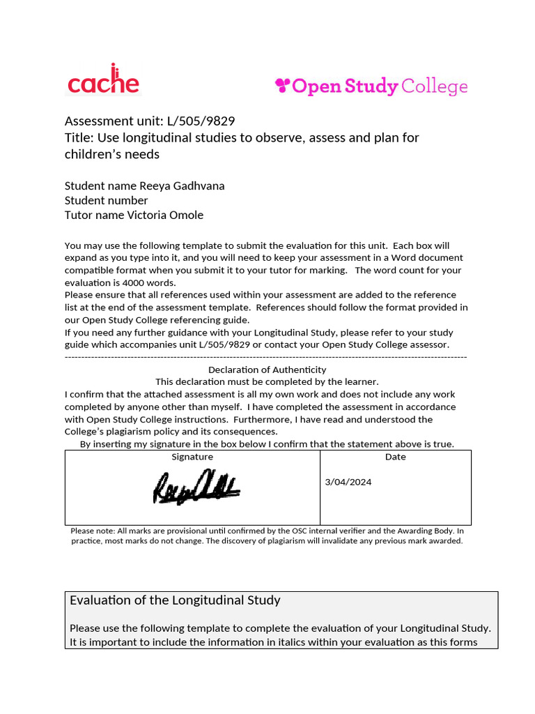 Observations Pdf