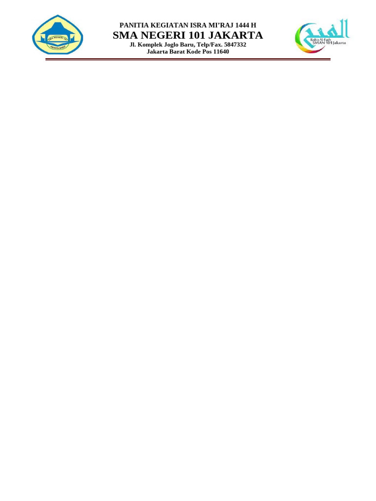 Susunan Acara Halal Bihalal Rohis Pdf