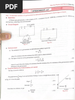 Exp 4 - Galvanometer Resistance - Half Deflection Method | PDF | Electromagnetism | Electricity