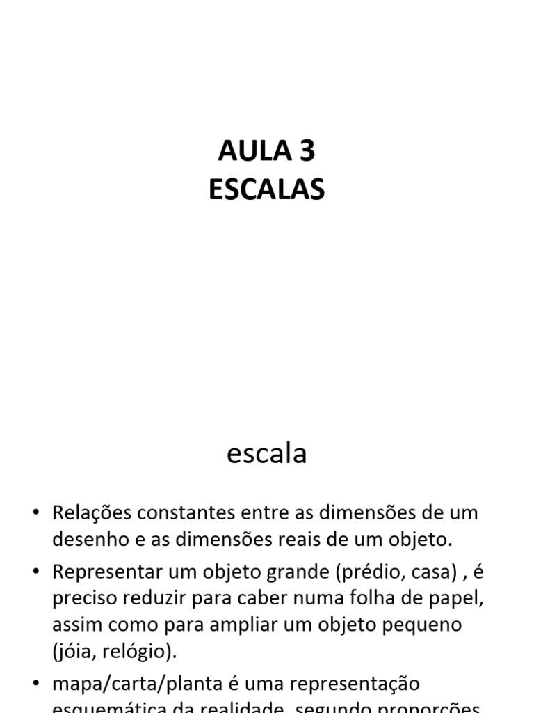 Aula 3 Escalas | PDF