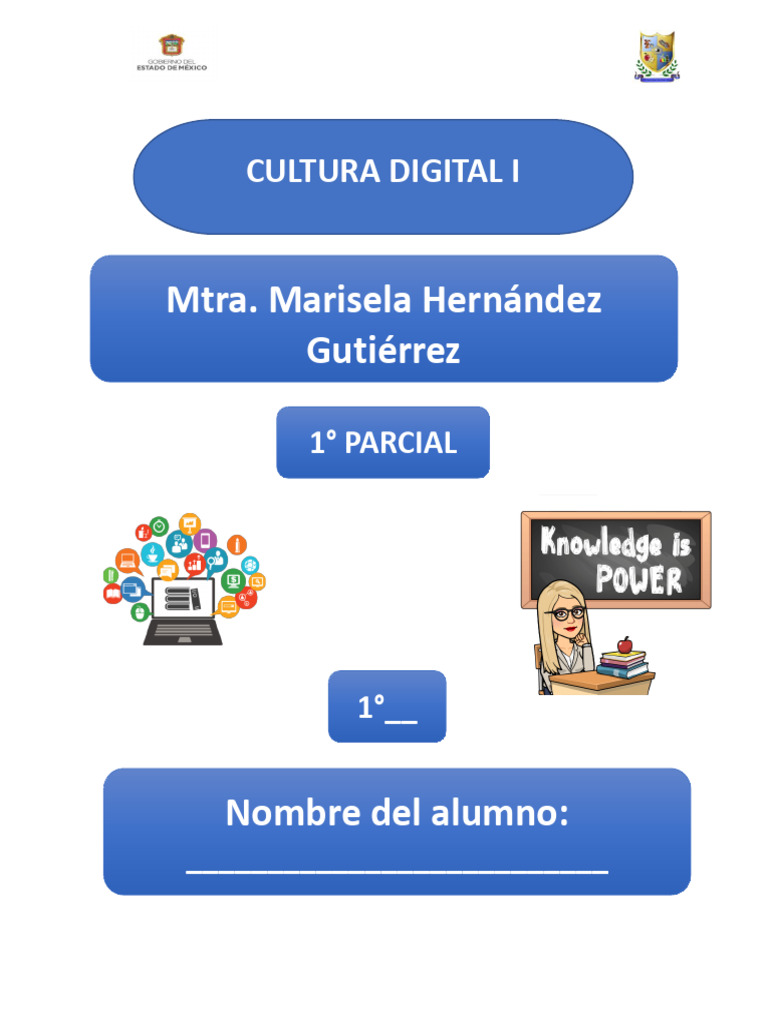 Compendio De Actividades Cultura Digital I Primer Parcial Pdf