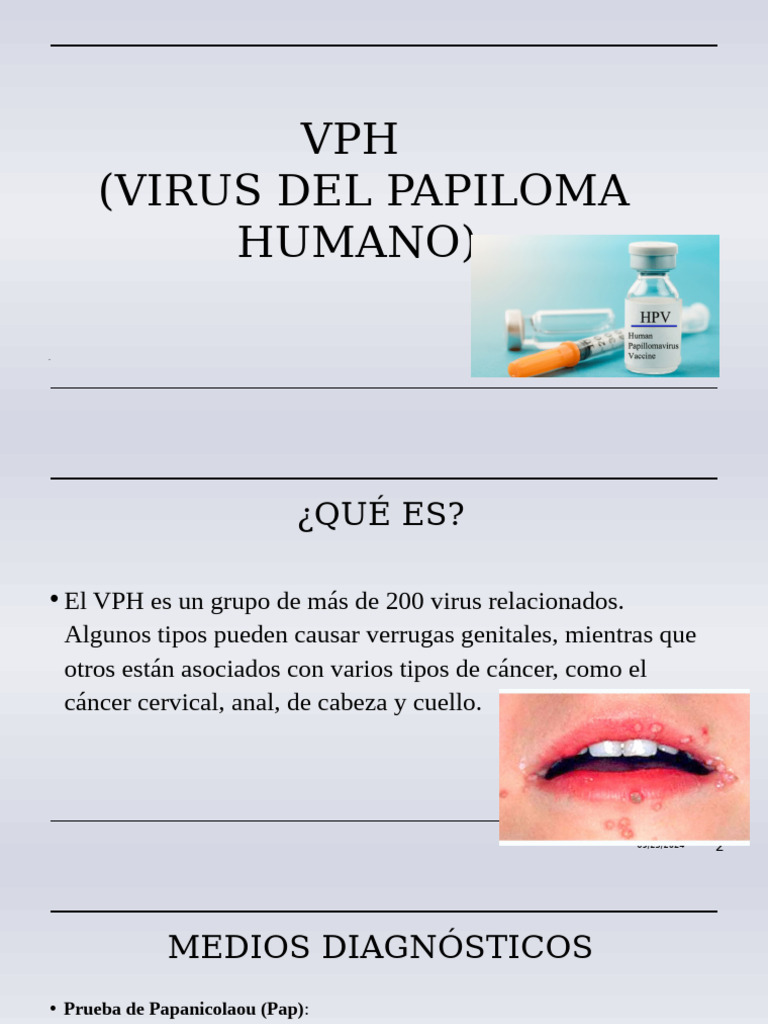 VPH (Virus Del Papiloma Humano) | PDF
