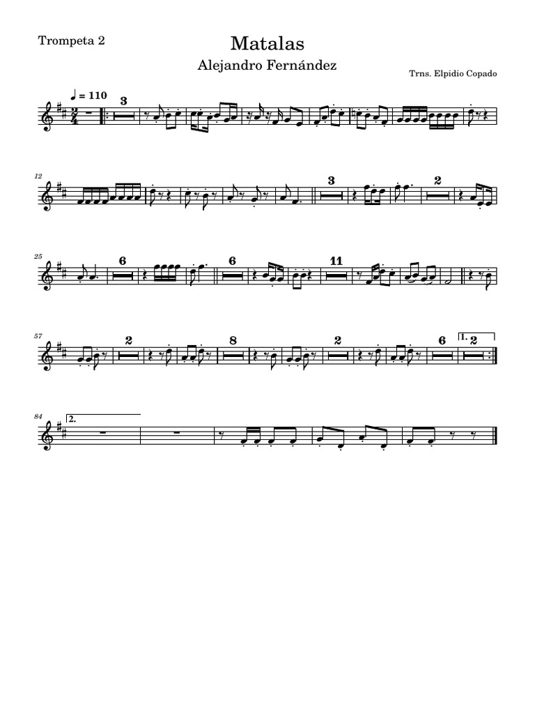 Matalas Trompeta 2 | PDF