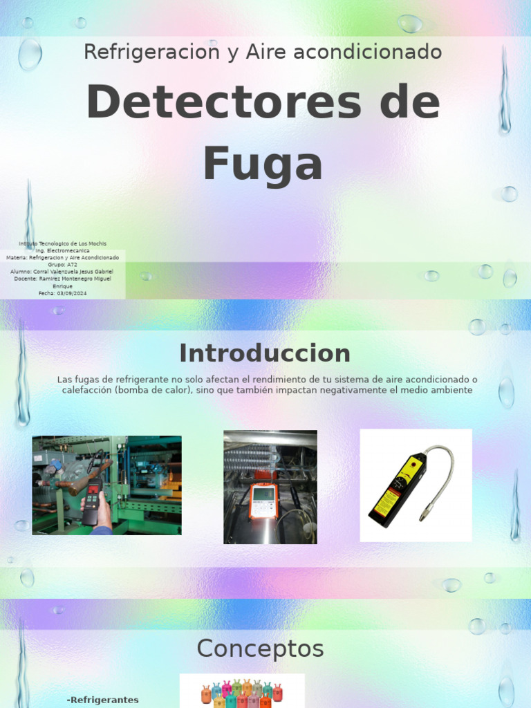 Detectores de Fuga | PDF