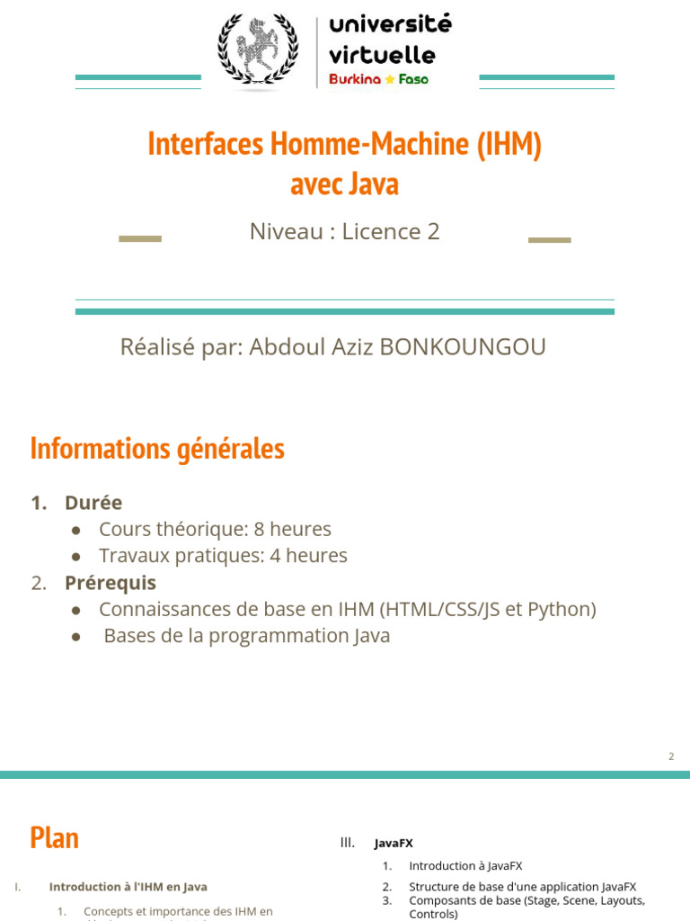 IHM Avec Java | PDF