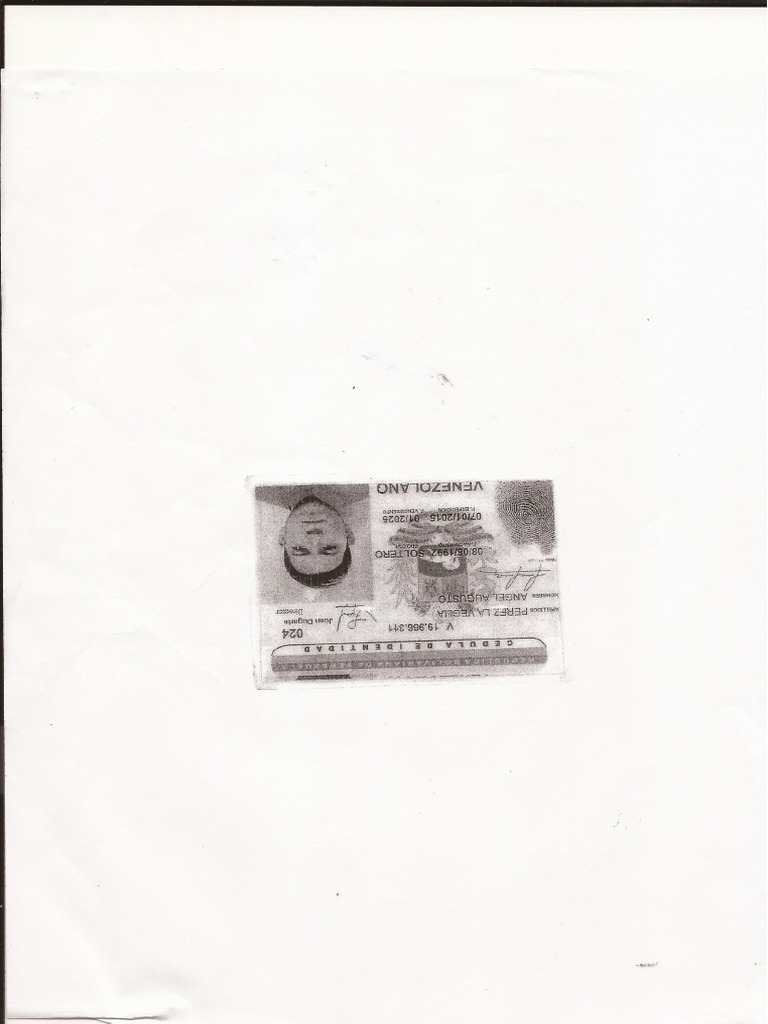 Cedula de Angel Augusto | PDF