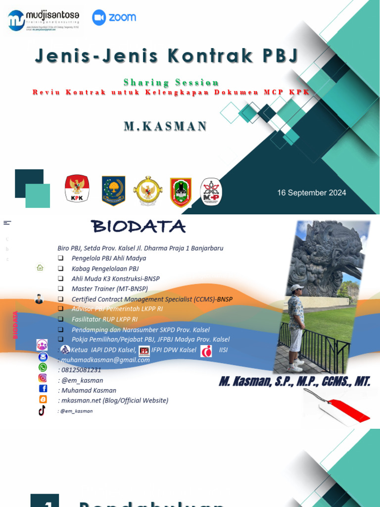 MS - Jenis Jenis Kontrak 2 | PDF