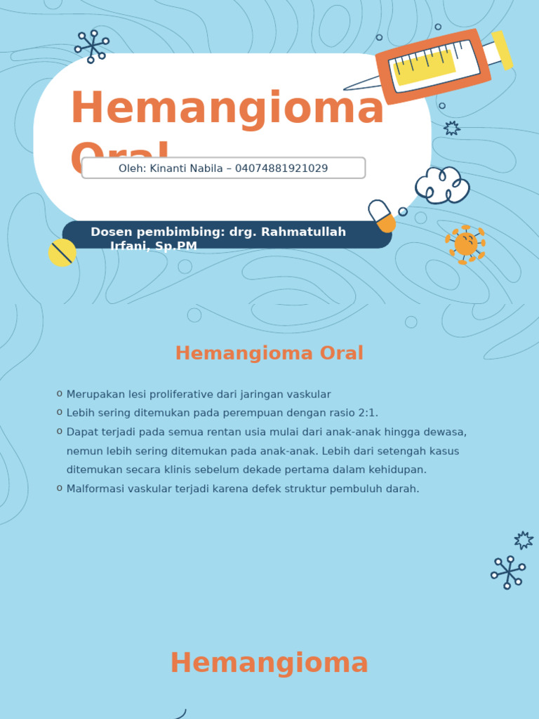 Hemangioma Oral | PDF