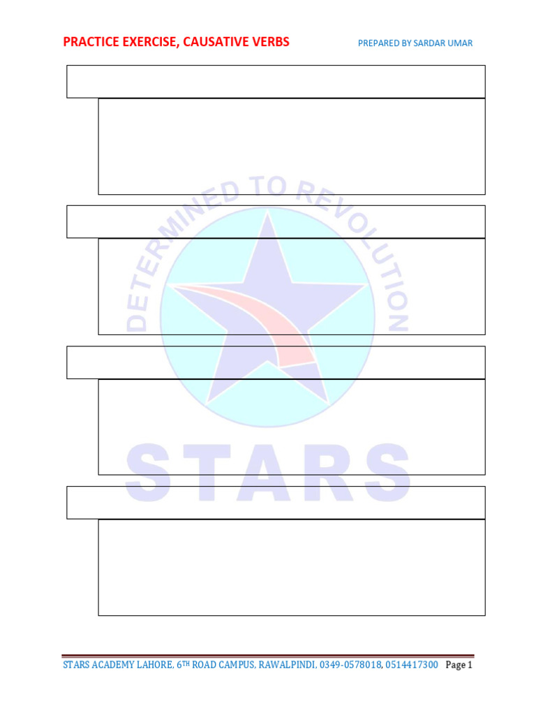 Practice, Causative Verbs | PDF