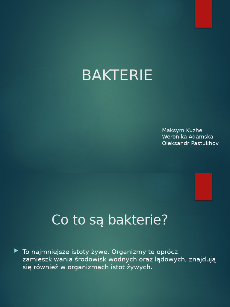 Bakterie | PDF