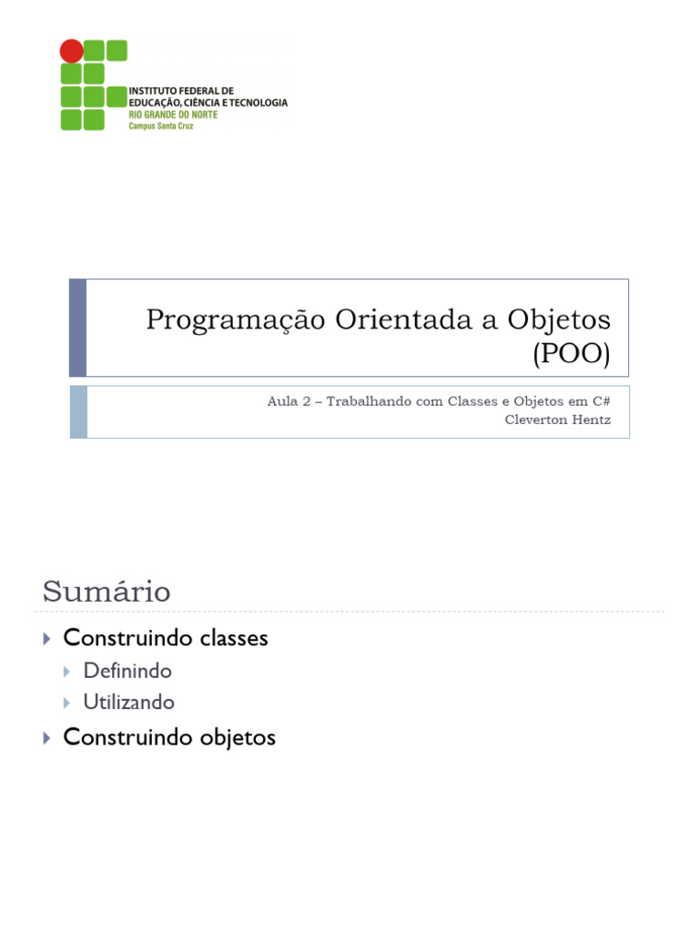 Poo Aula2 | PDF