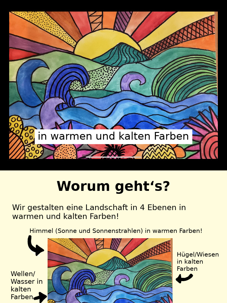 Landschaft in Warmen Kalten Farben (Keynote) | PDF