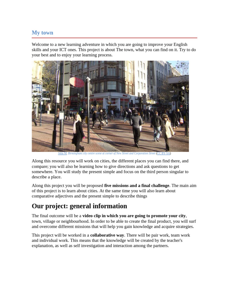 My town proyecto | PDF