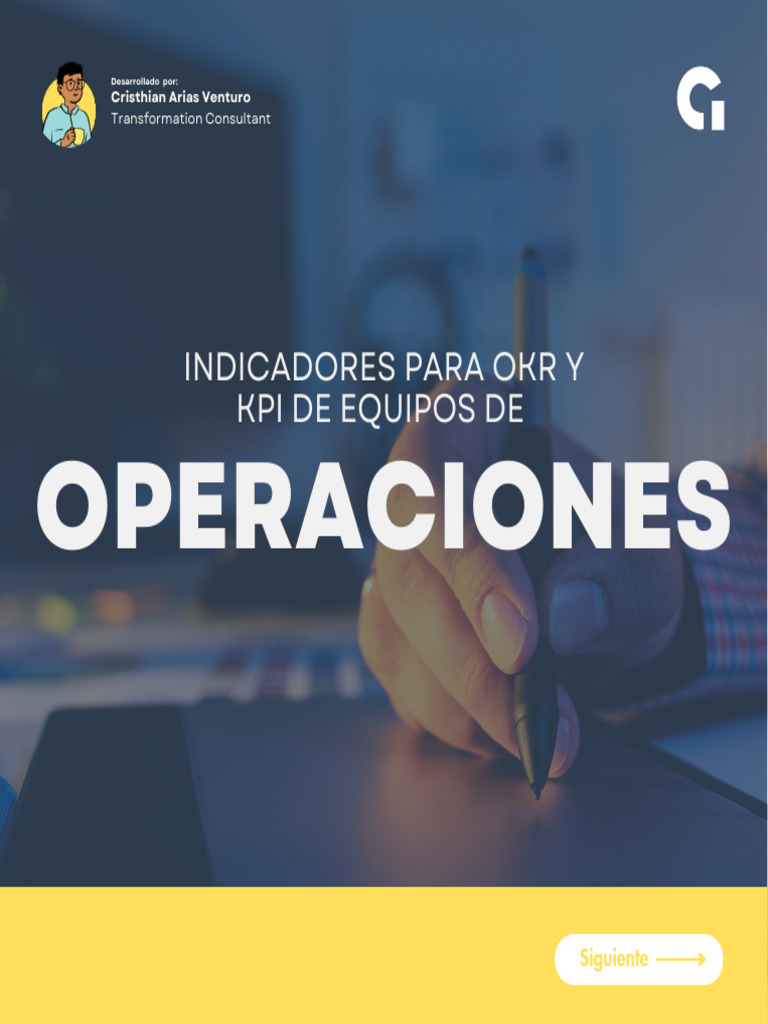 Indicadores para OKR y KPI de Equipos de Operaciones | PDF