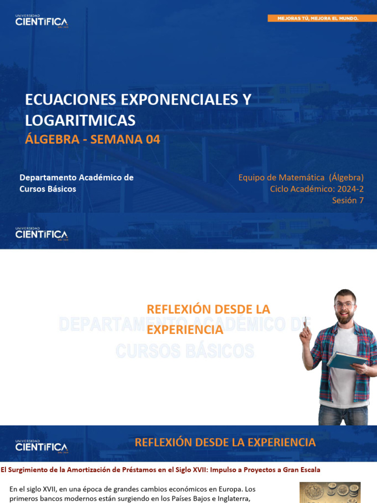 Álgebra - Ma-110 - Sem 04 - Sesión 7 - 2024-2 | PDF