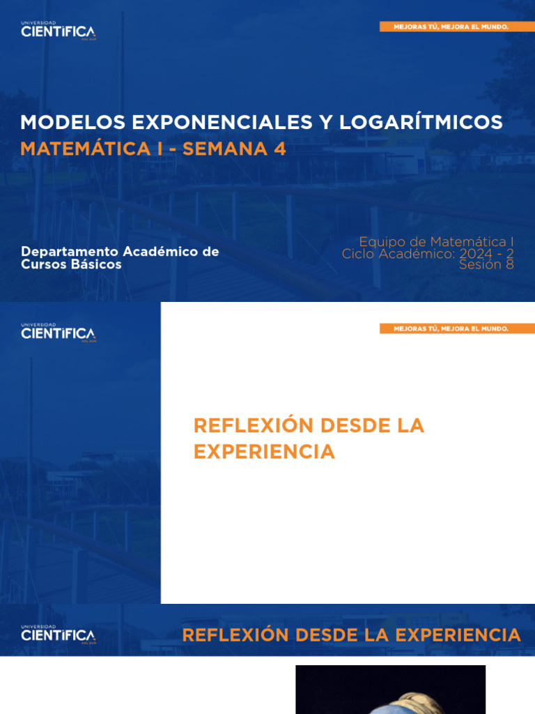 S04 s8 Modelos Exponenciales y Logarítmicos | PDF