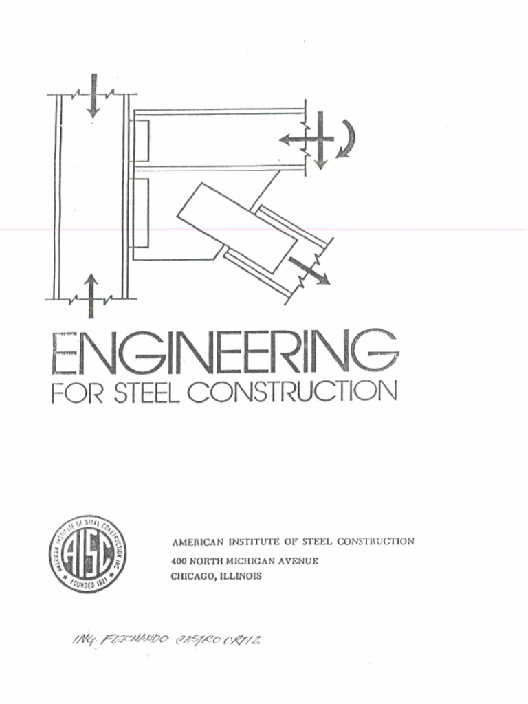 Engineering For Steel Construction AISC | PDF