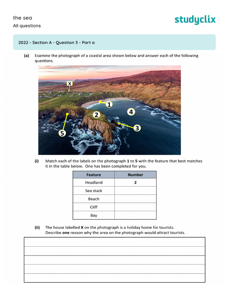 The Sea Questions | PDF