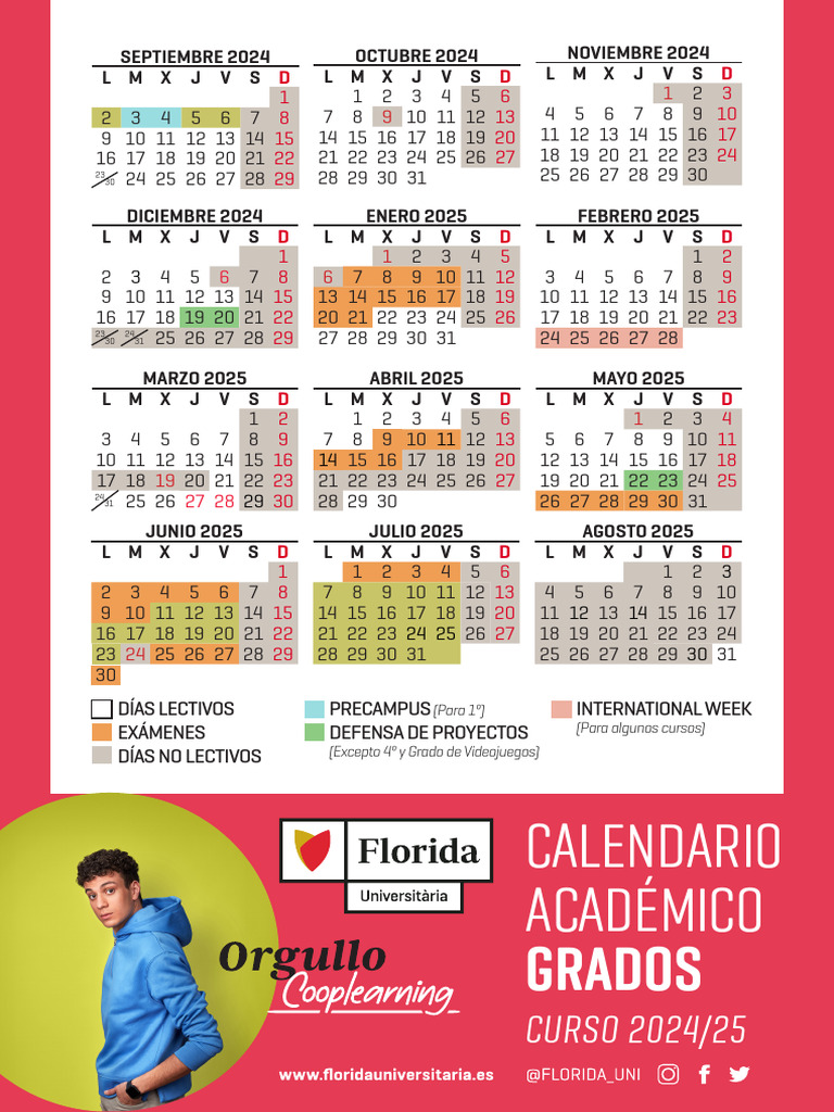 Florida Universitaria Calendario Academico Grados | PDF